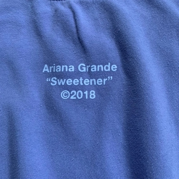 Ariana Grande | Tops | New Sweetener Tracklist Crewneck Purple | Poshmark